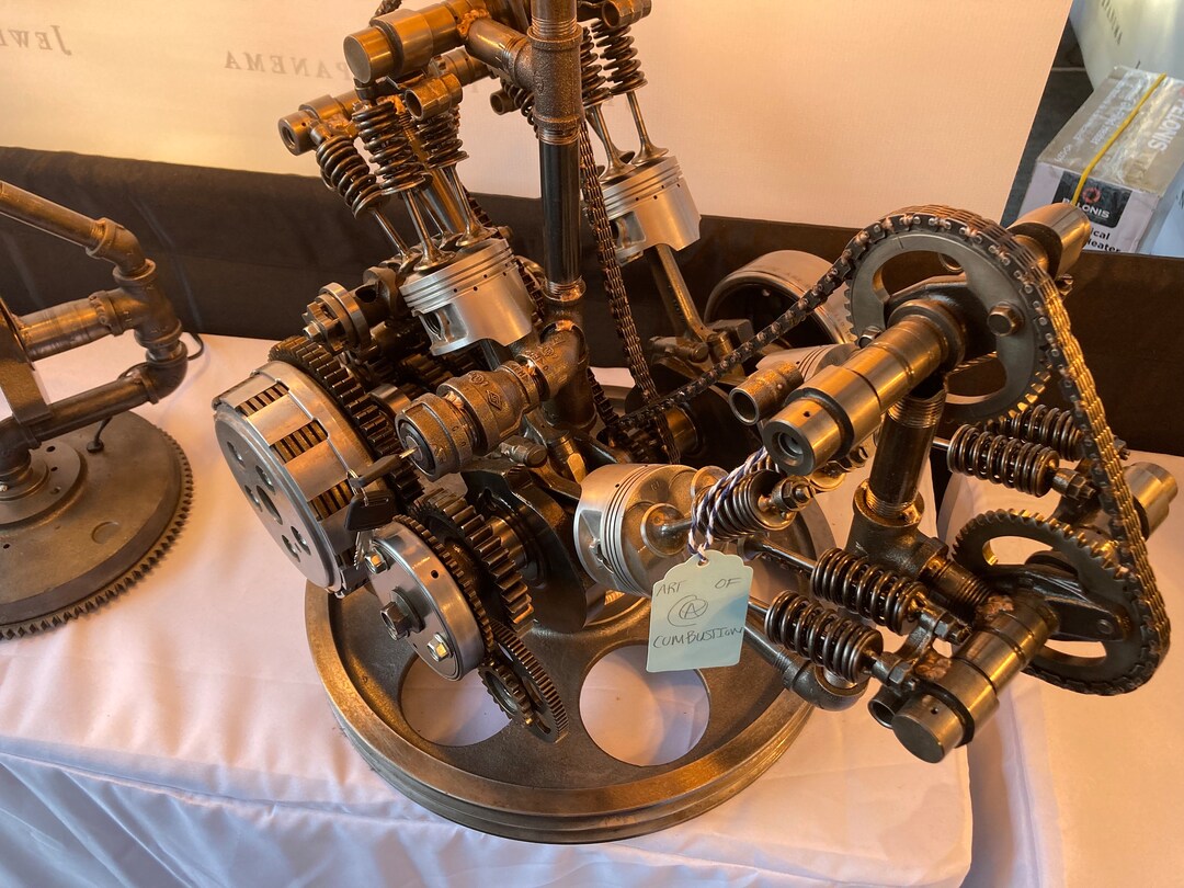 Honda Magna V4 V45 Engine Internals Lamp Motorcycle Metal Art - Etsy