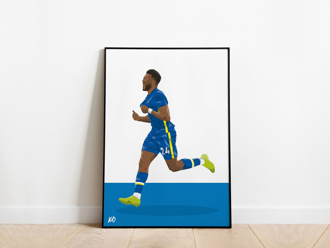 Reece James Chelsea Football Poster Print A3 / A4 / A5 Wall Art, Office ...