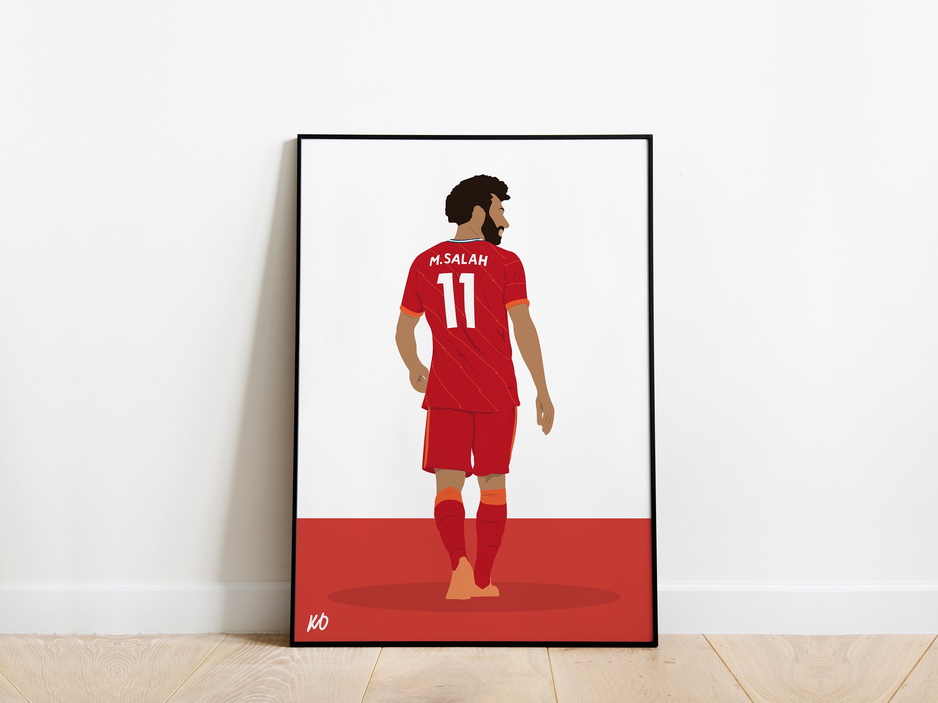 Mo Salah Liverpool Football Poster Print A3 / A4 / A5 Wall - Etsy