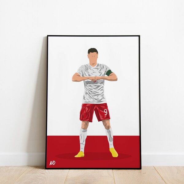 Robert Lewandowski Art - Etsy