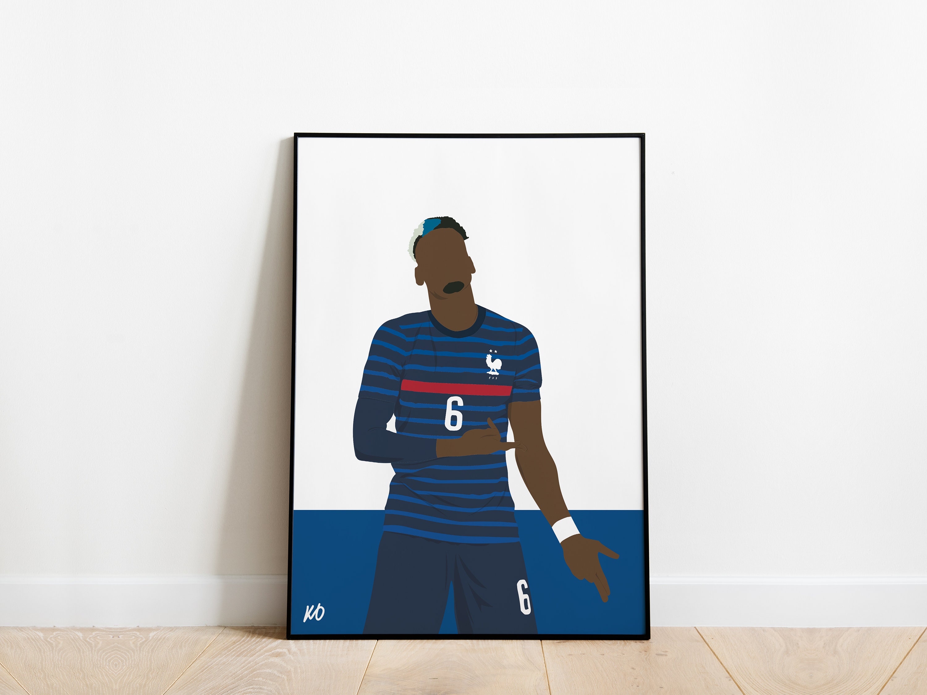 Paul Pogba France Football Poster Print A3 / A4 / A5 Wall Art, Office ...