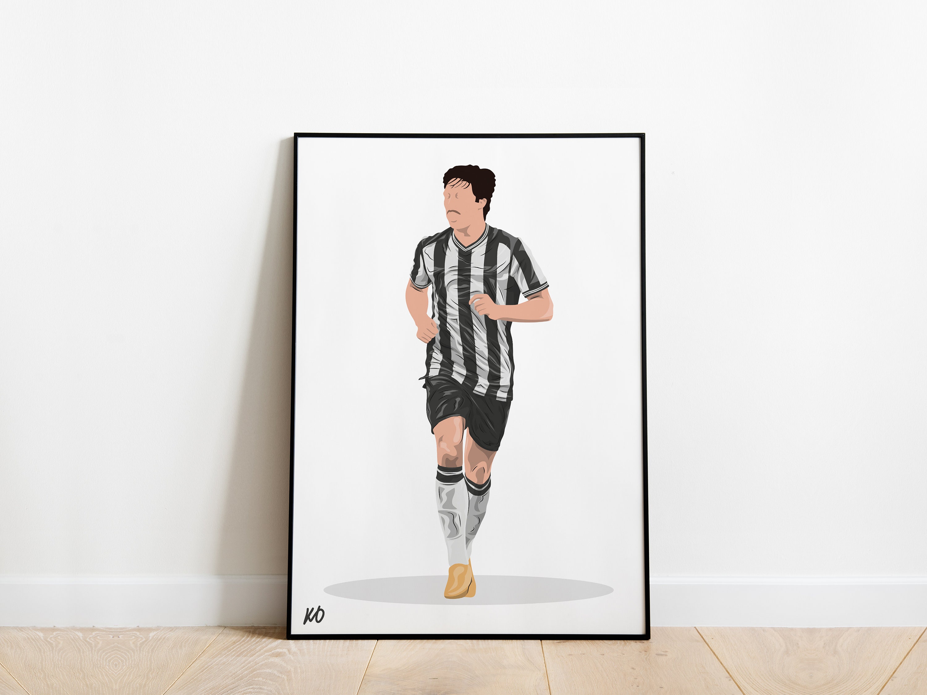 Sandro Tonali Newcastle United Football Poster Print A3 / A4 / - Etsy