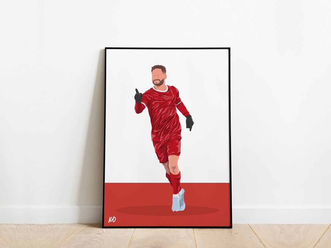 Alexis Mac Allister Liverpool 2023/2024 Football Poster Print A3 / A4 ...