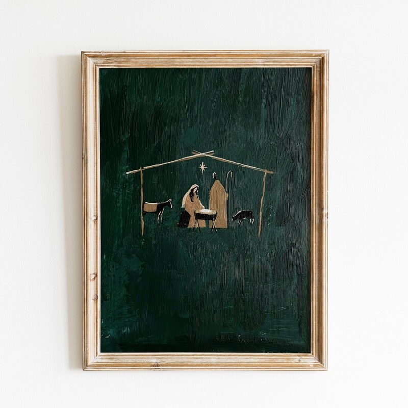 Nativity Print - Etsy
