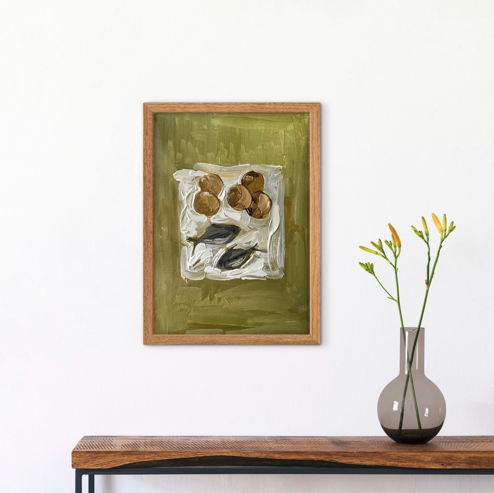 Jesus Feeding the 5000 Wall Art, Neutral Christian Art, Beige Art ...