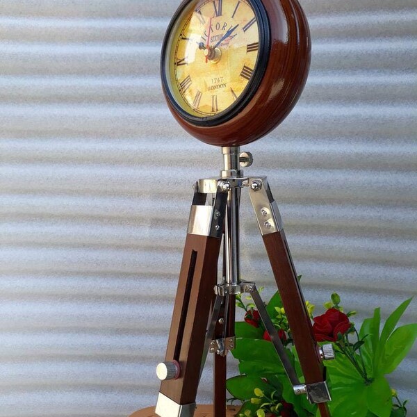 Rustic Desk Clock - Etsy