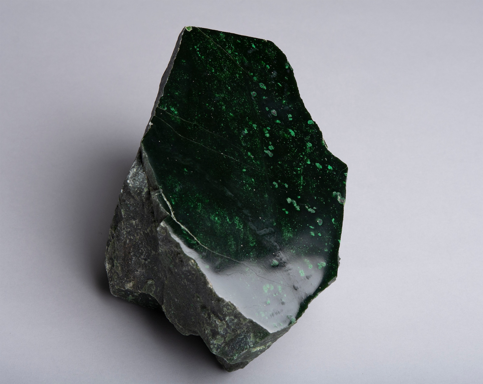 Jade, Sanded, Polished, High Quality Jade, 6 Kg, Chromium Spots ...