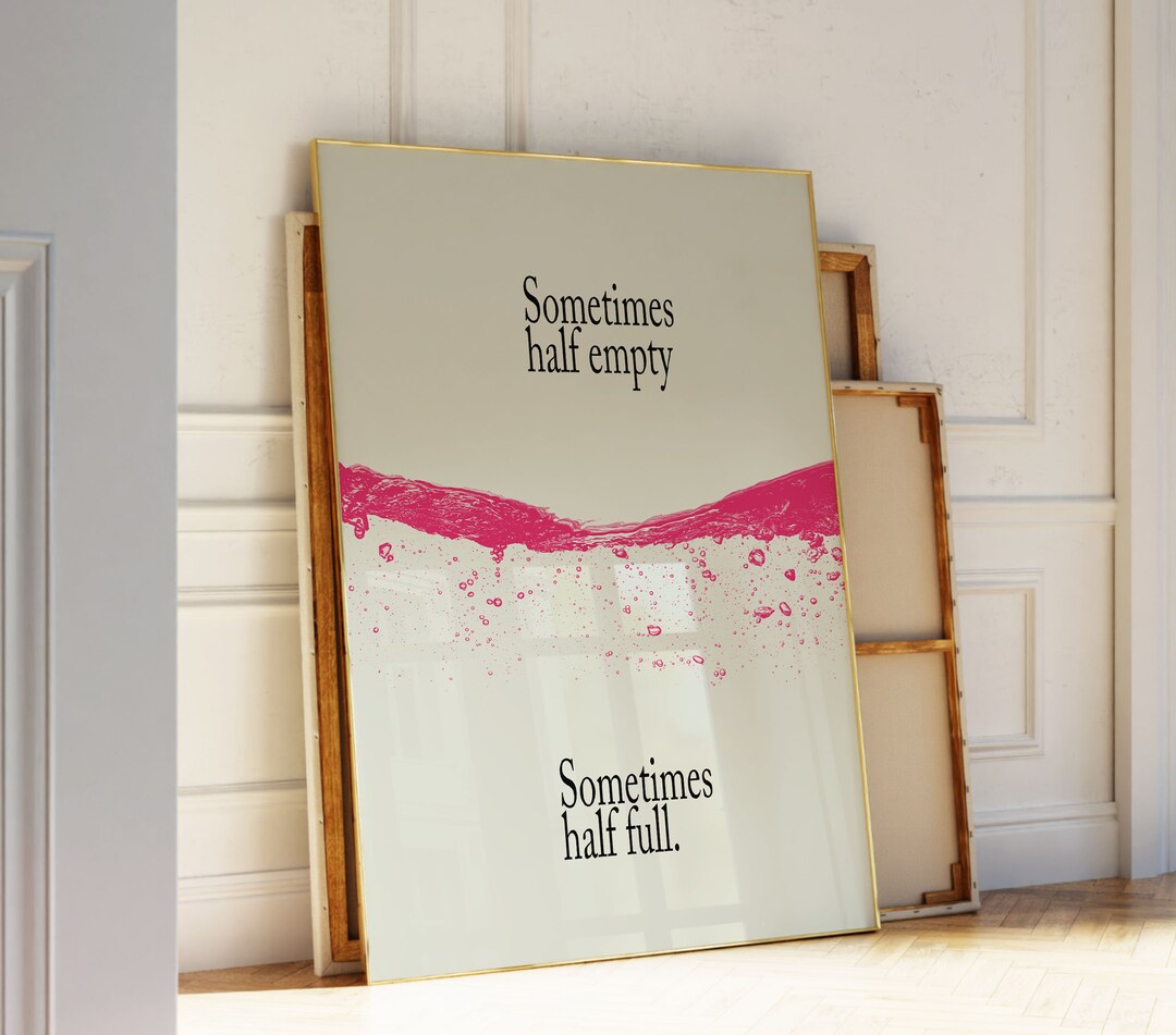 Inspirational Quote Poster | Pink Typography Dorm Decor - Etsy