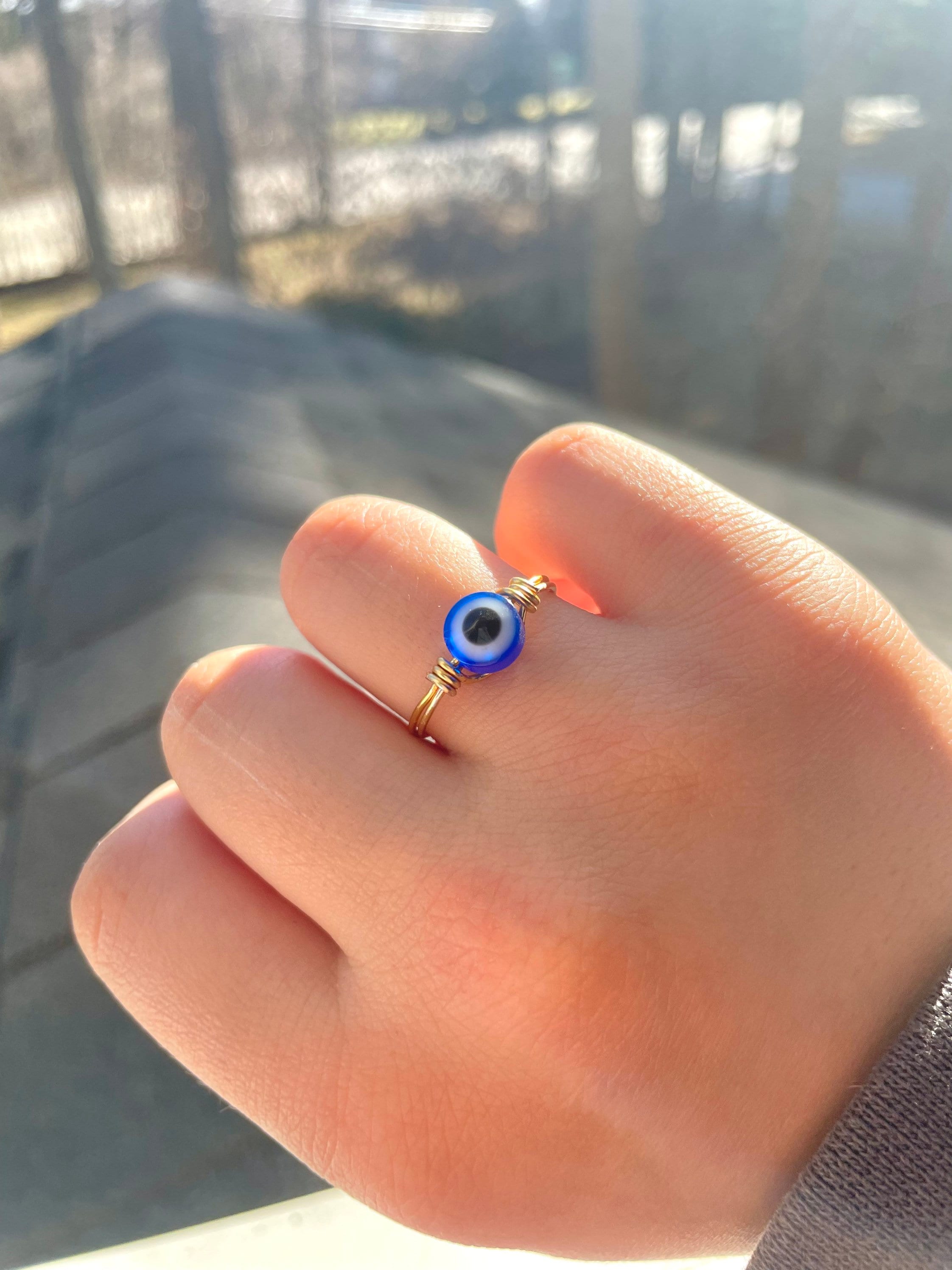 Evil Eye Ring - Etsy
