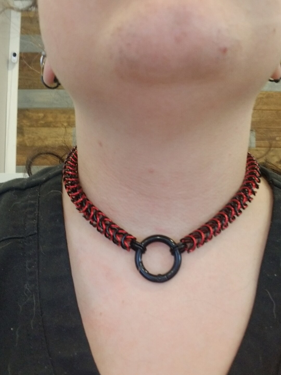 Petite Discreet Box Weave BDSM Pup/slave/little/brat/bondage/day Collar ...