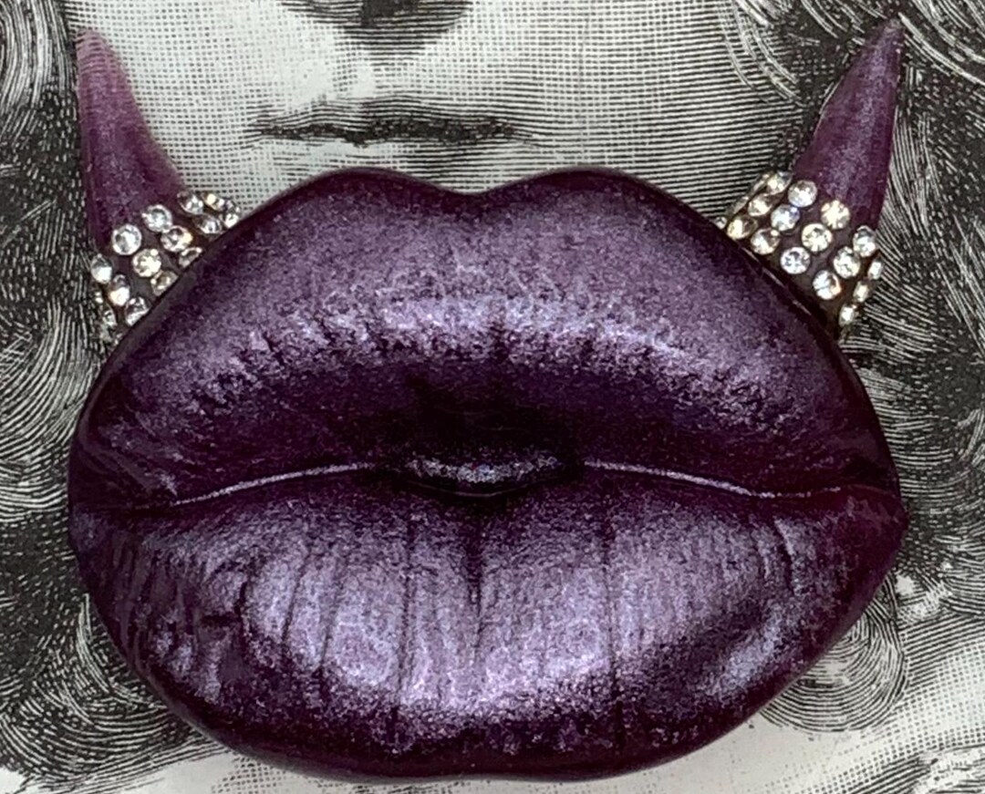 Candyland Lip Statue Bling Art Lips Pretty Candy Boutique ETSY Lips ...