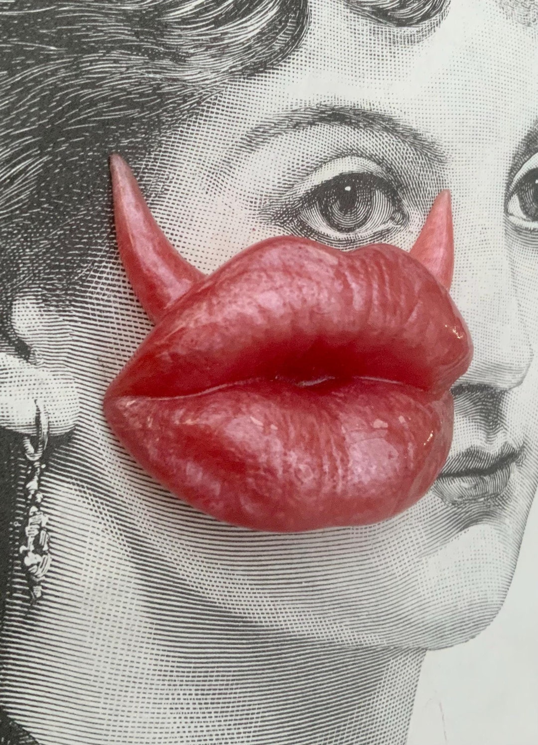 Forbidden Fruit Lips Resin Lips Realistic Lips Display Adult Gifts Luxe ...