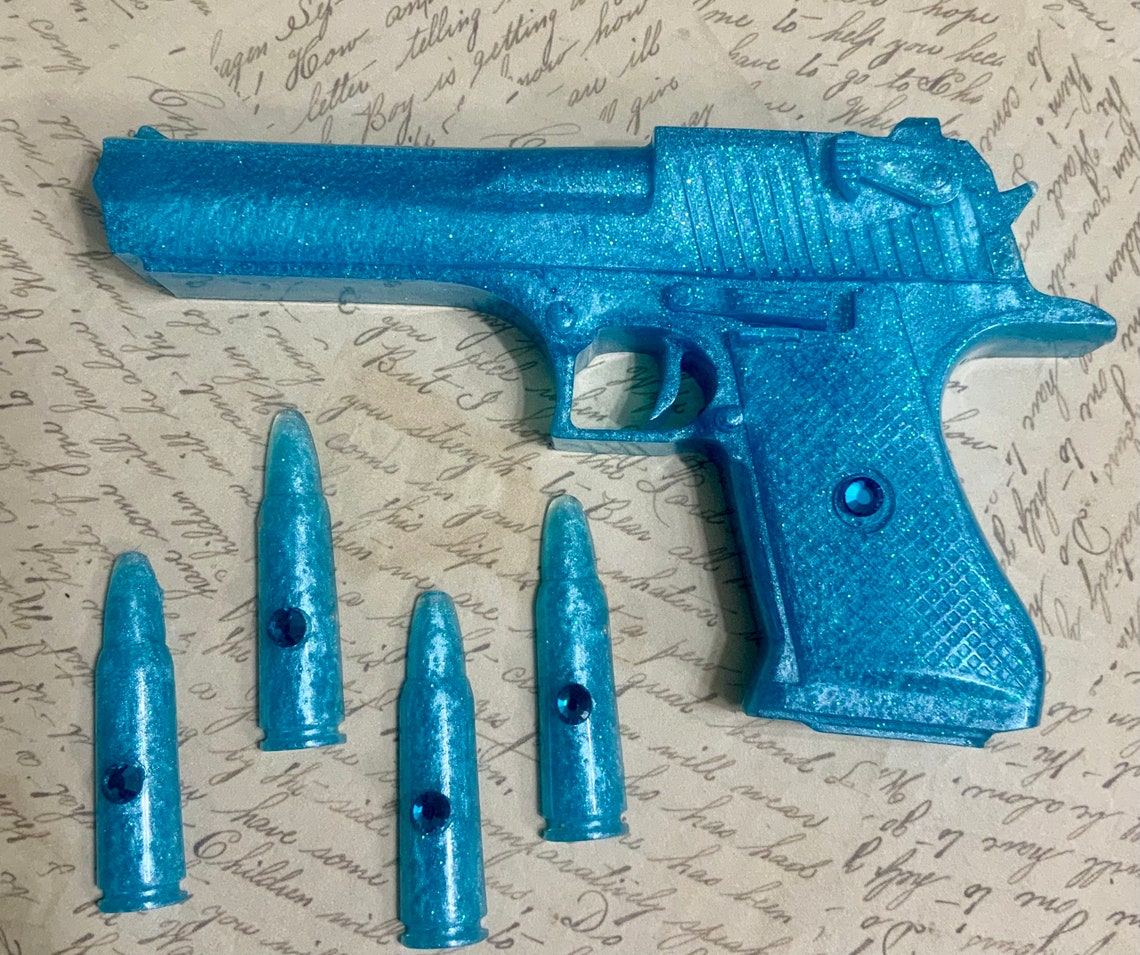 Tiffany Blue Gun Pistol ETSY Gun Model Tiffany Blue Handgun | Etsy