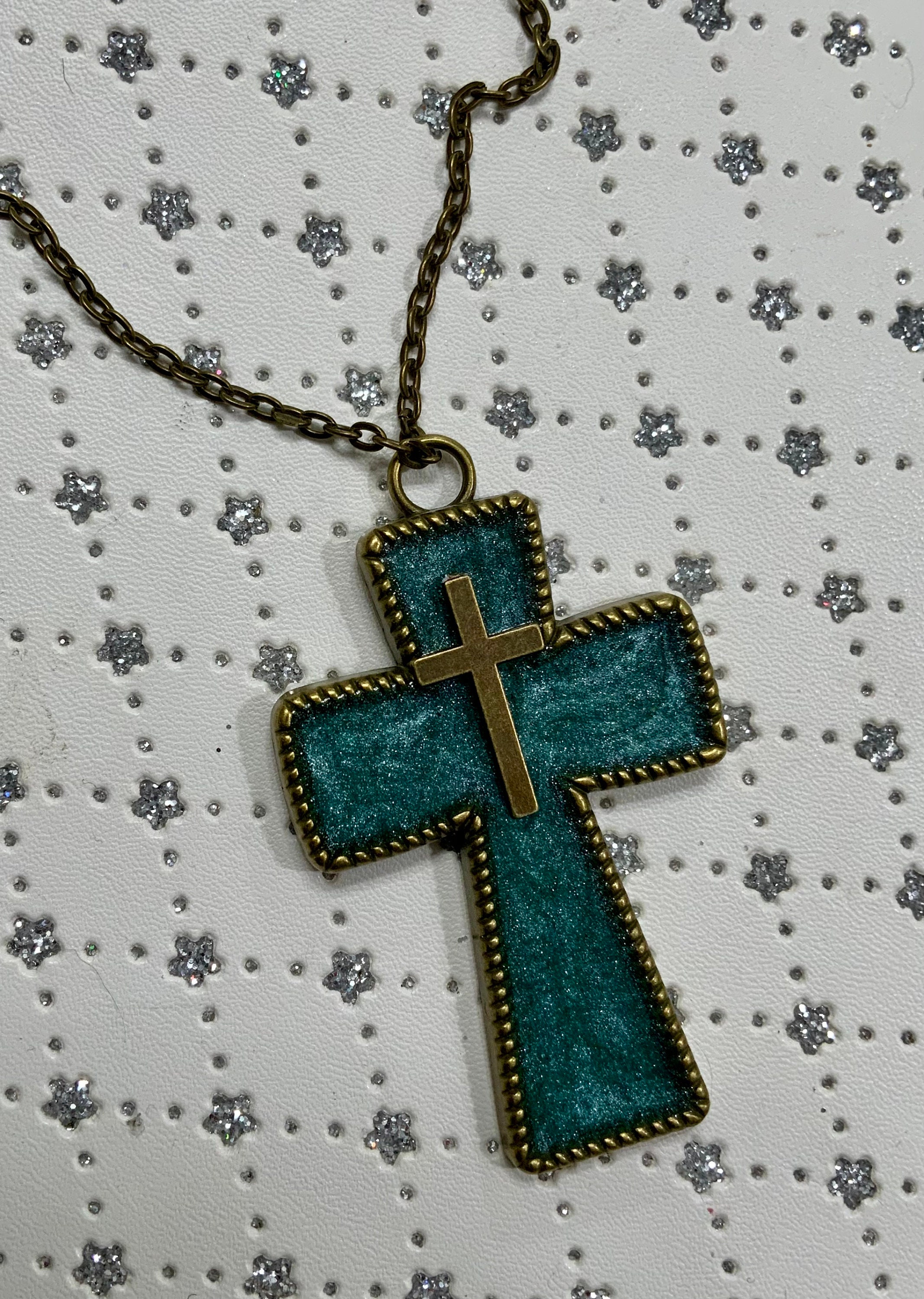 Jaded Religious Large Byzantine Cross Sacred Pendant Boho Eclectic ...