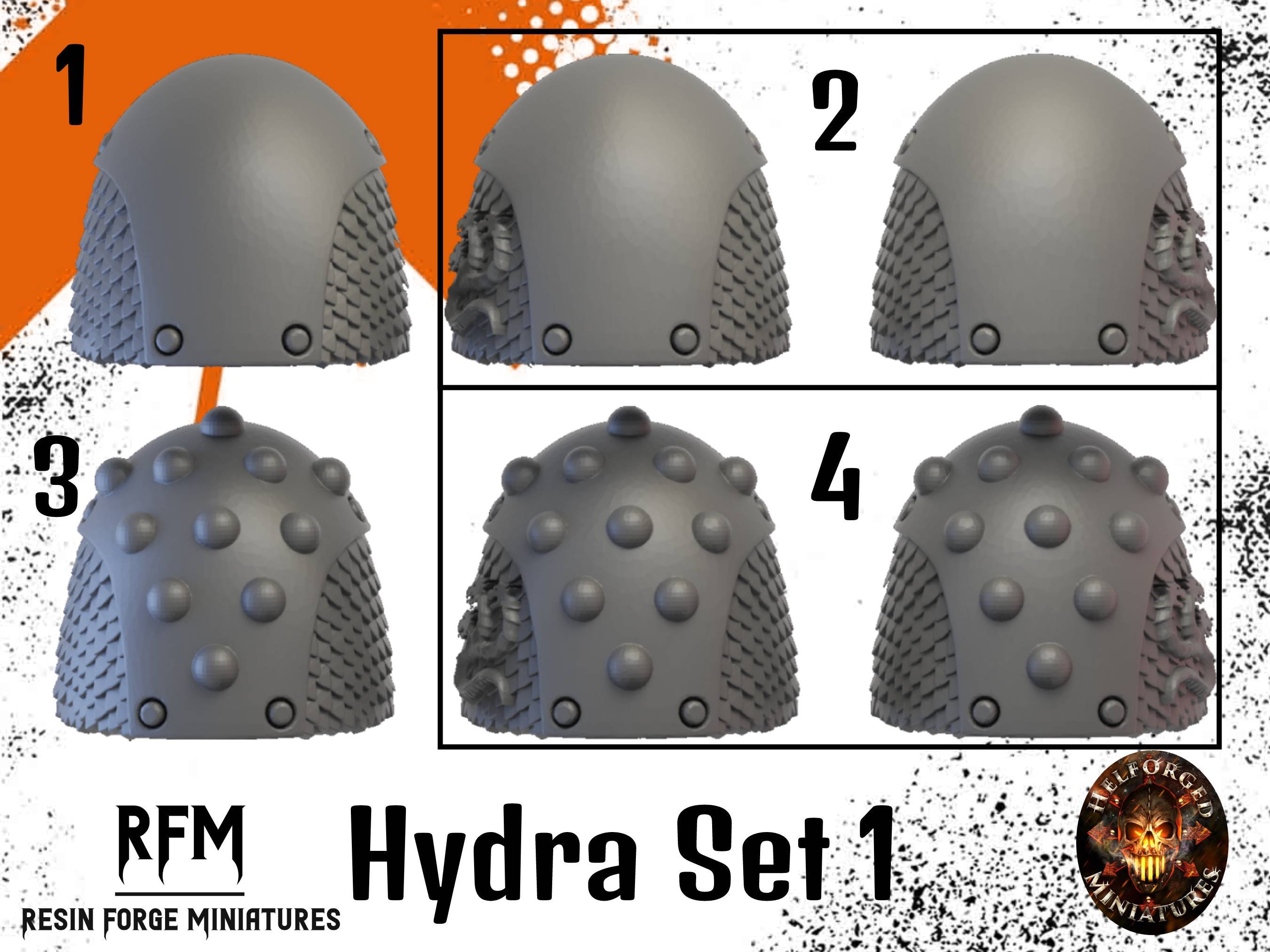 Hydra Legion Shoulder Pads by Helforged Miniatures - Etsy