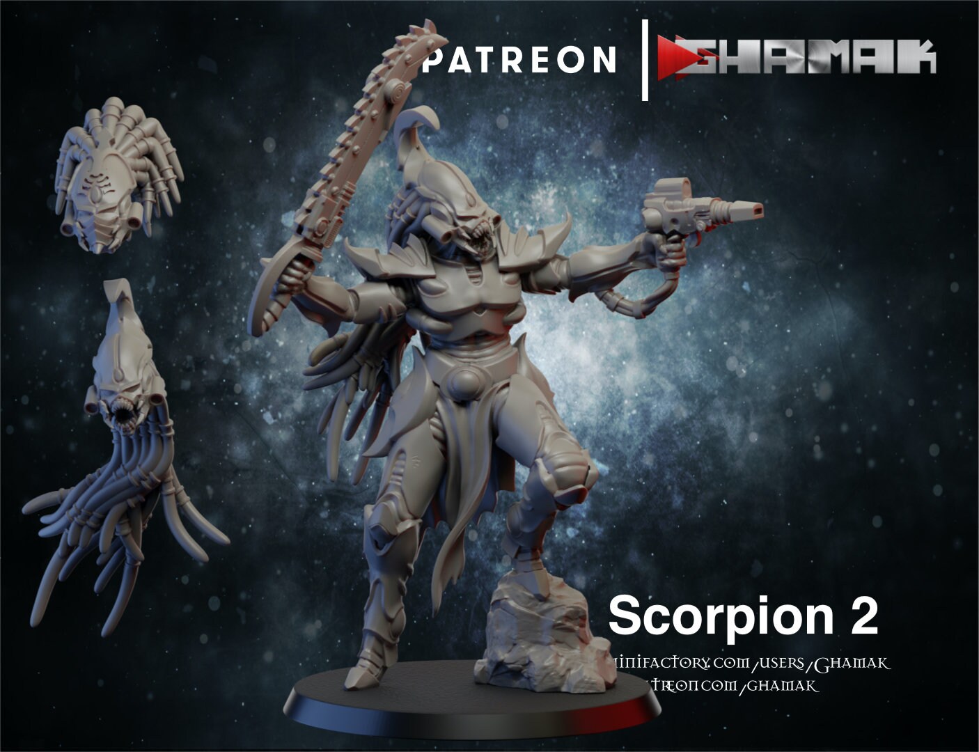 Space Elf Scorpion Squad by Ghamak - Etsy