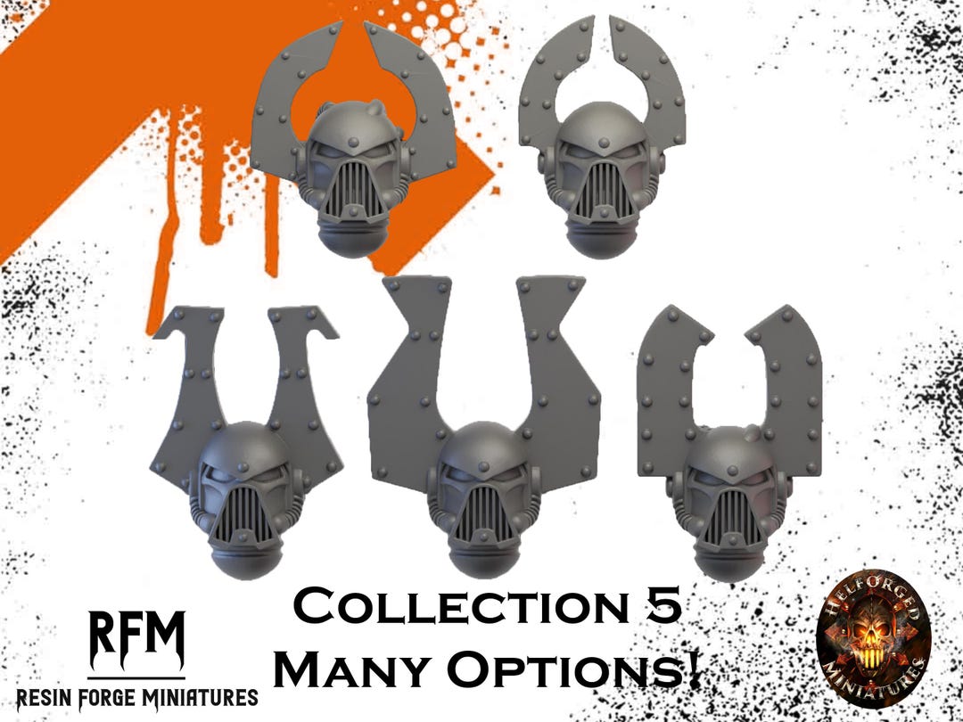 10x Legions of Carnage Heads - Collection 5 - Helforged Miniatures - Etsy