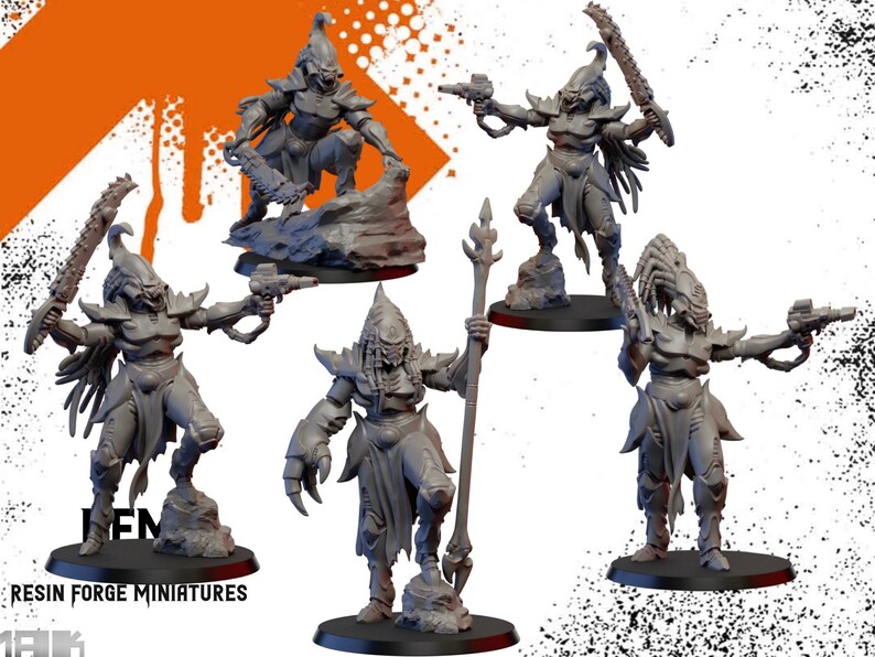 Space Elf Scorpion Squad by Ghamak - Etsy