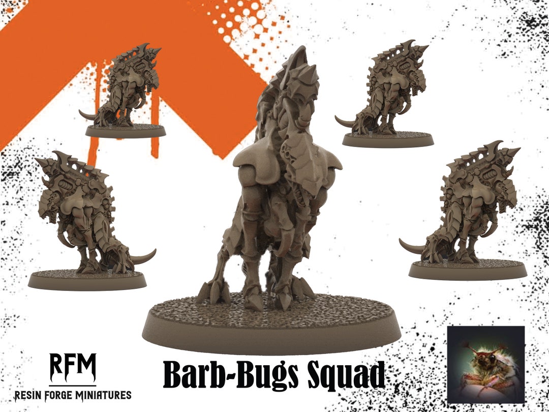 Barb-bug Squad by IO_BUTOV Space Bugs - Etsy UK
