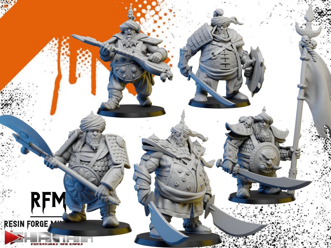 Ogre Warrior Squad by Ghamak | Fantasy Ogres - Etsy