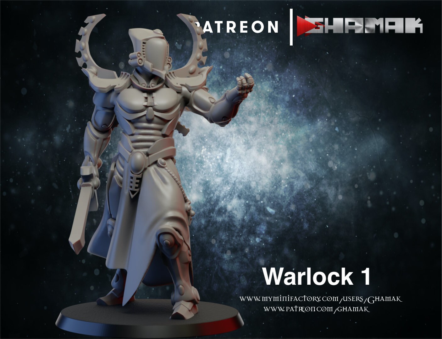 Space Elf Warlock 1 by Ghamak - Etsy