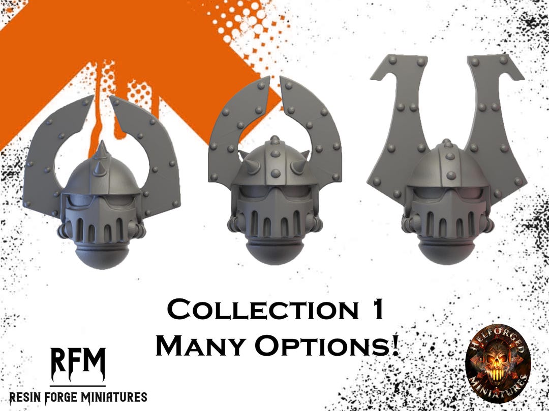 10x Legions of Carnage Heads Collection 1 Helforged Miniatures - Etsy