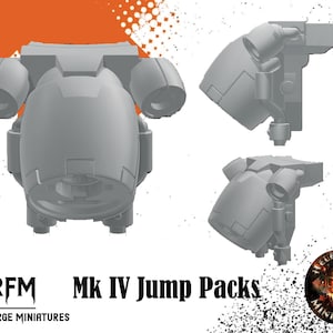 Legion Jump Packs - Helforged Miniatures - Etsy