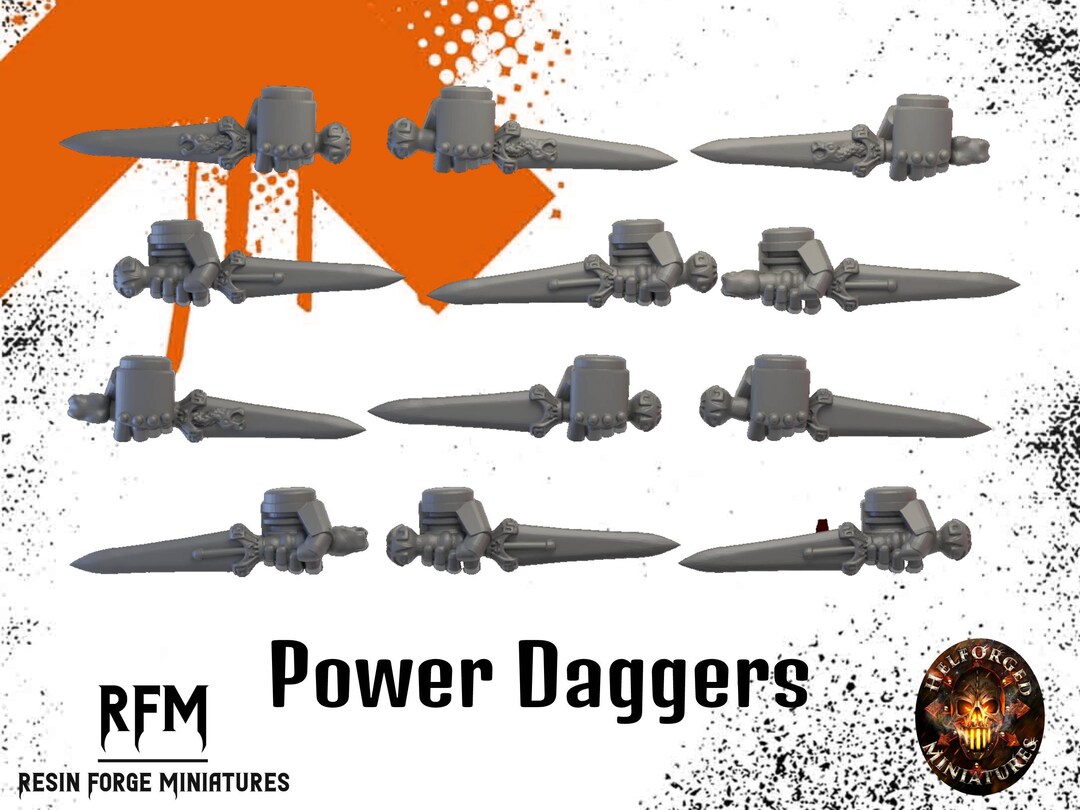 Hydra Legion Daggers by Helforged Miniatures - Etsy Australia