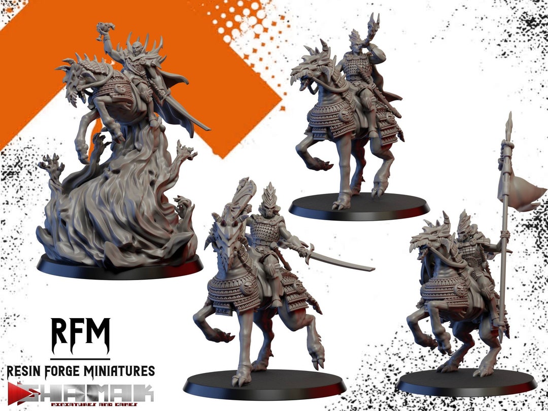 Blood Cavalry Knight Riders Squad of the Undead by Ghamak - Etsy