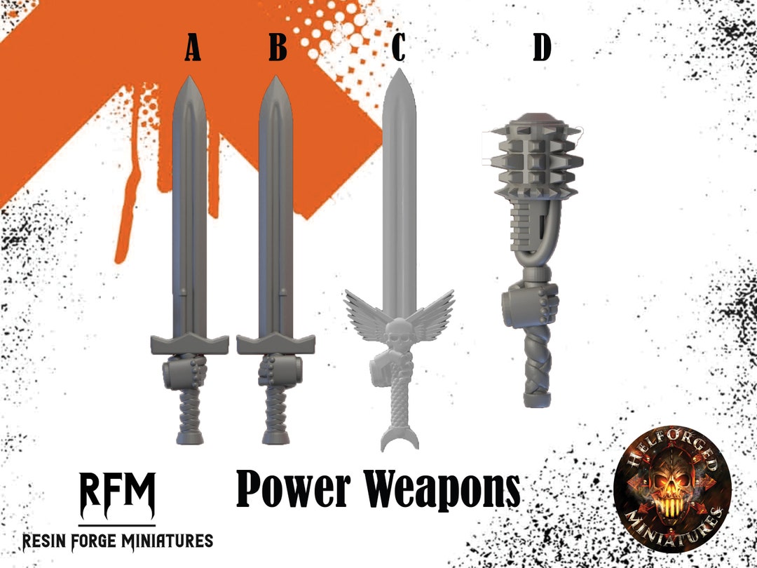 Legion Power Weapons Helforged Miniatures - Etsy