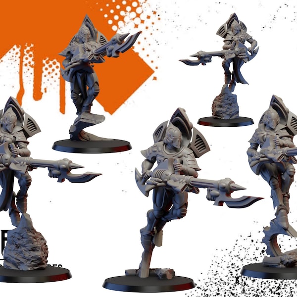 Space Elf Miniatures - Etsy