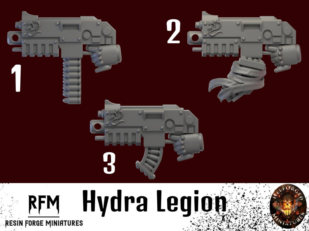 Hydra Legion Bolt Rifles by Helforged Miniatures - Etsy