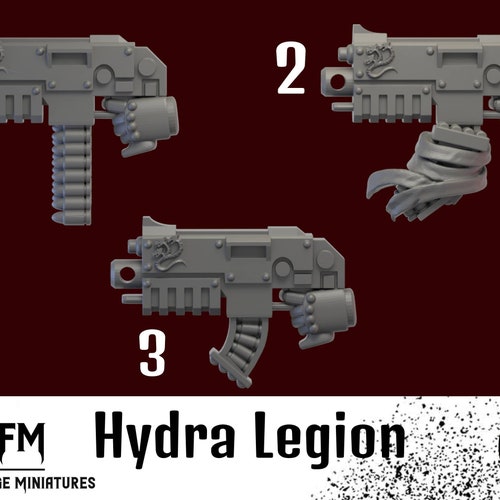 Hydra Legion Bolt Rifles by Helforged Miniatures - Etsy