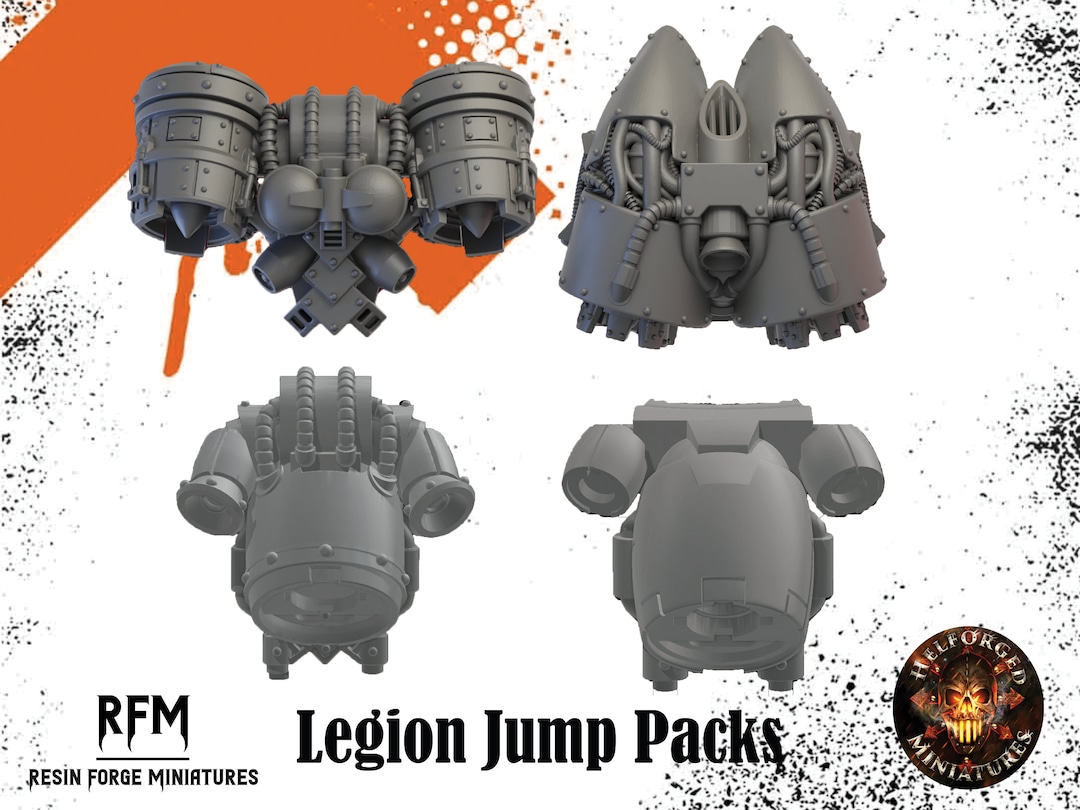 Legion Jump Packs - Helforged Miniatures - Etsy