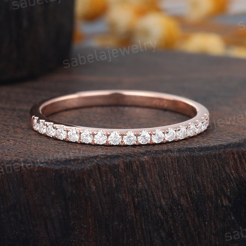 Rose Gold Wedding Band - Etsy