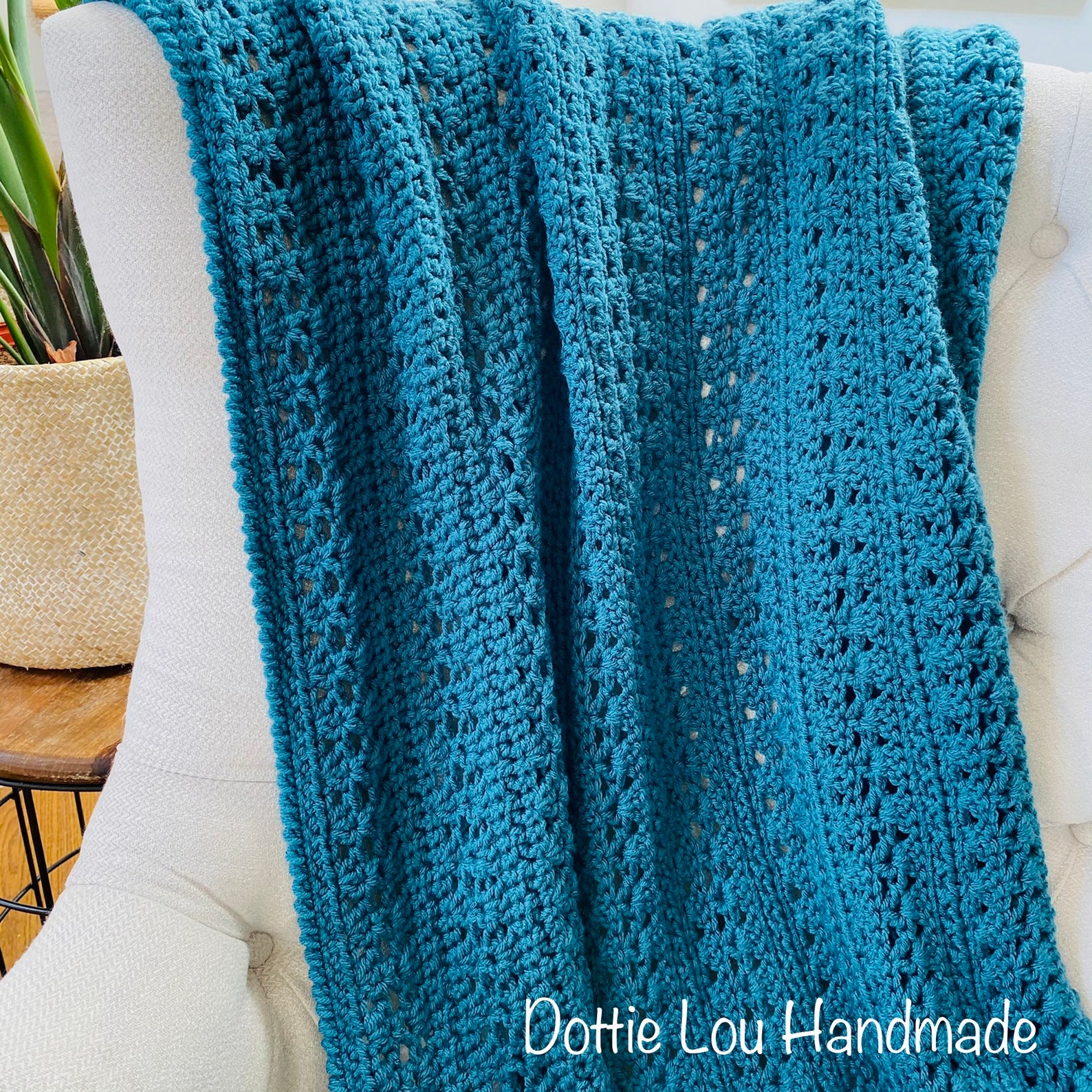 Lakeside Heirloom Baby Blanket - Etsy