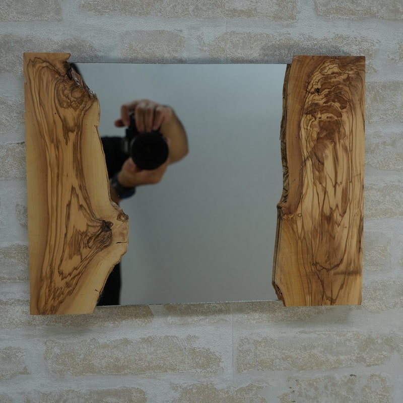 Wood Mirror - Etsy