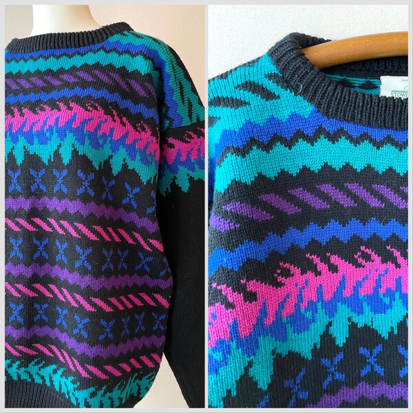 Vintage Ski Sweater - Etsy
