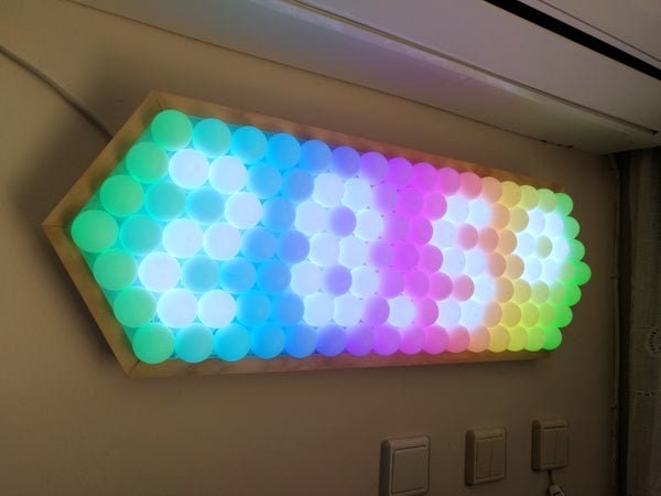 RGB Led Wall Clock, RGB Clock, Rgb Wall Art, Animated Rgb Wall Decor ...