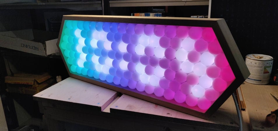 RGB Led Wall Clock, RGB Clock, Rgb Wall Art, Animated Rgb Wall Decor ...