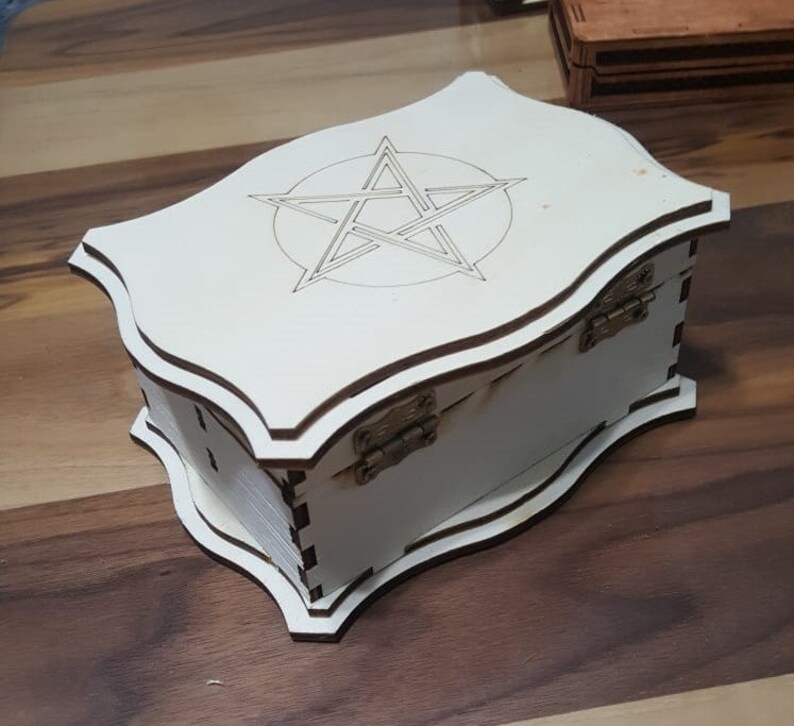 Witchcraft Box Organizer Big Size Woodcraft, 4mm Laser Cut Files SVG ...
