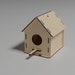 Wood Bird House Laser Cut Files- Wooden - Digital Download (CDR, DXF ...