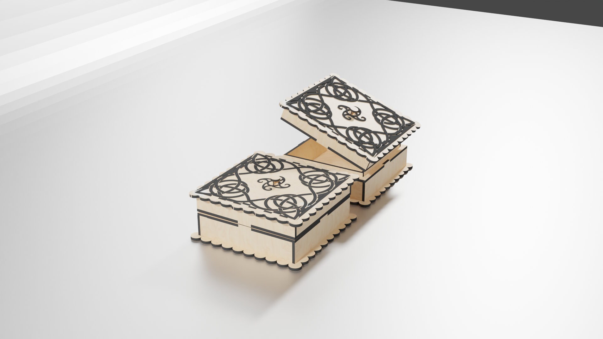Jewellery Box. 4mm Laser Cut Files SVG, PDF, CDR Digital Product - Etsy