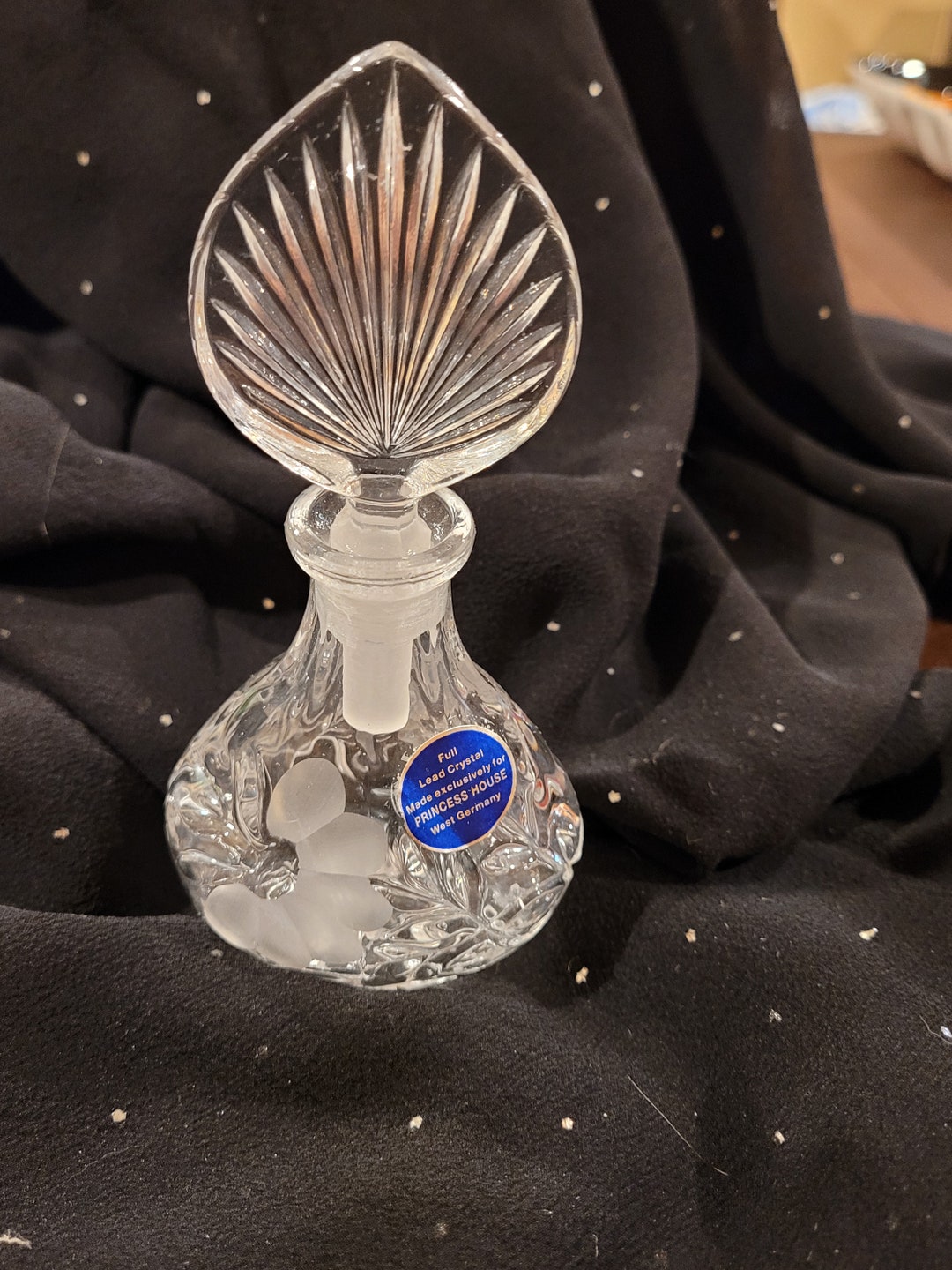 1980's Vintage Princess House Lead Crystal Perfume Bottle, From Germany ...
