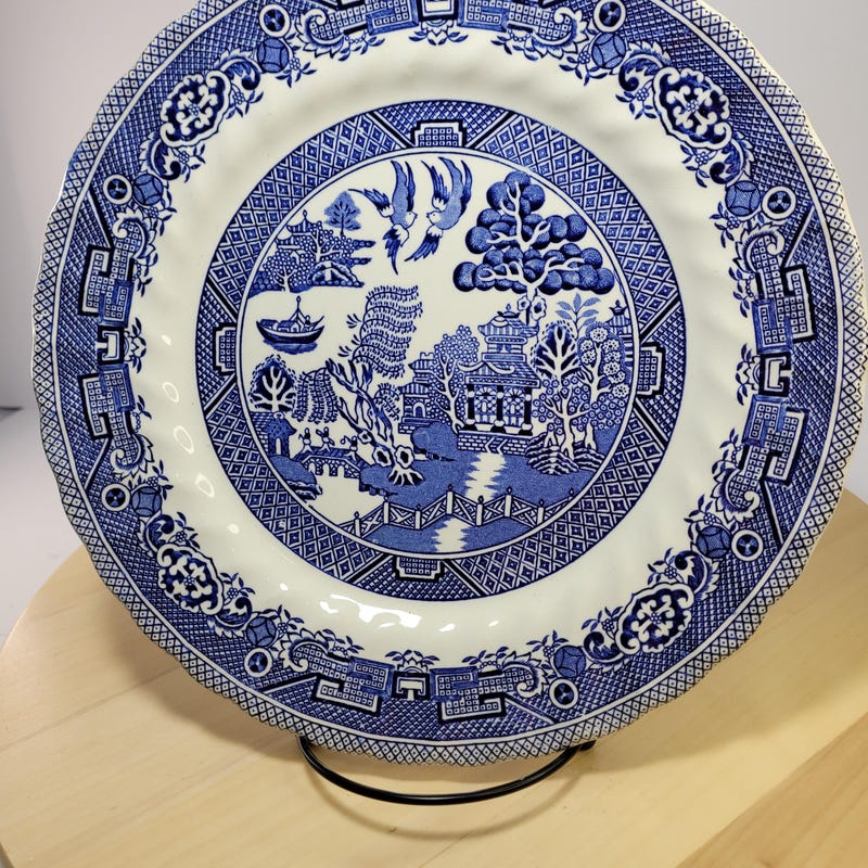 Willow Pattern Plate - Etsy