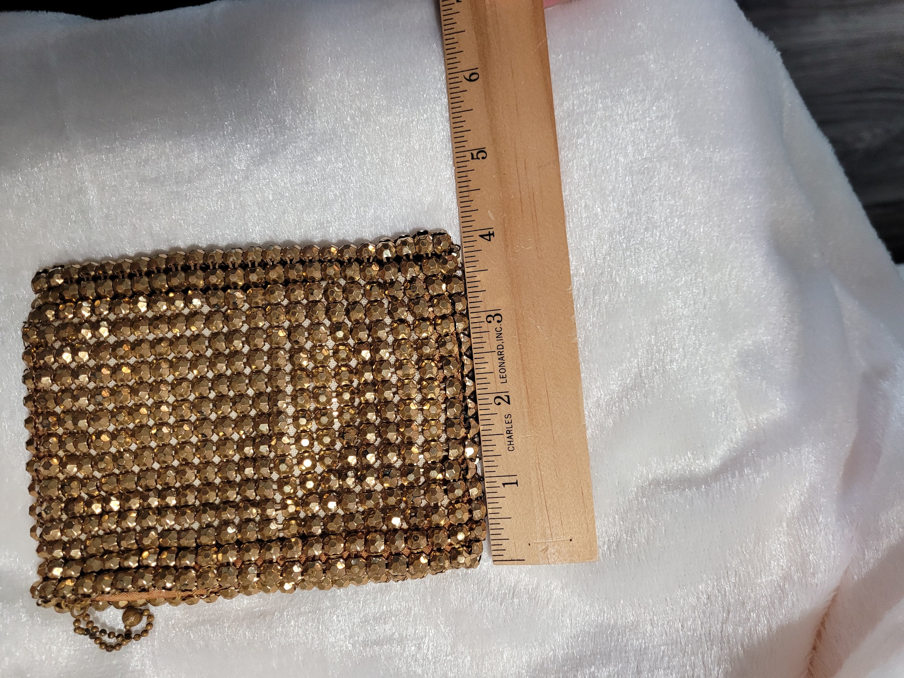 Antique Whiting & Davis Gold Mesh Coin Purse - Etsy