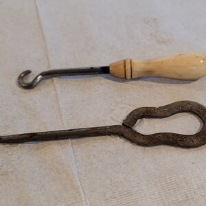 Pair of Antique Button Hooks - Etsy