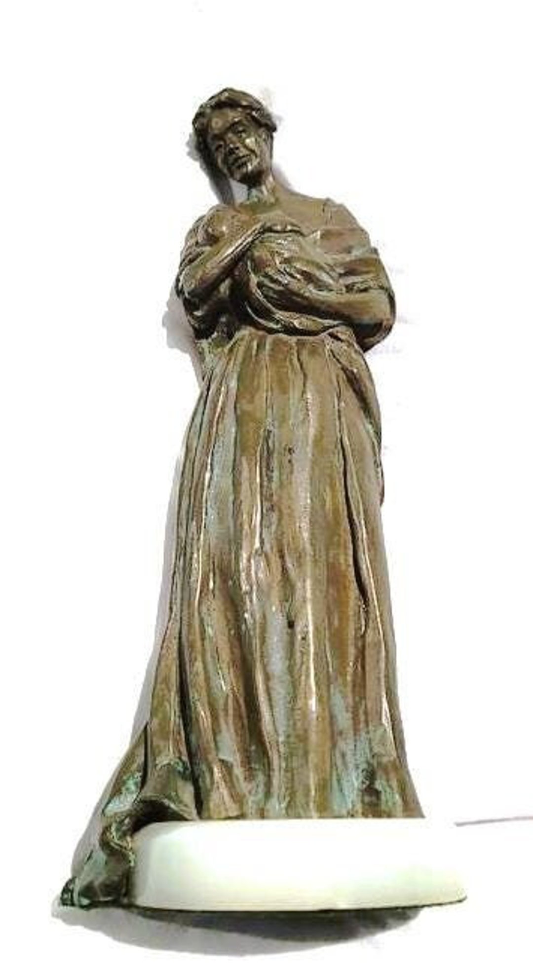 Rare Deborah Copenhaver Fellows Rare Early Bronze Figure Statue, Mother ...