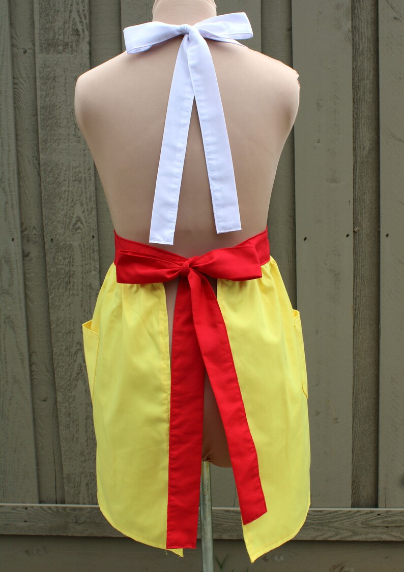 Snow White Costume Apron, Women's Princess Cosplay, Dress up Apron, Disneybounding - Etsy