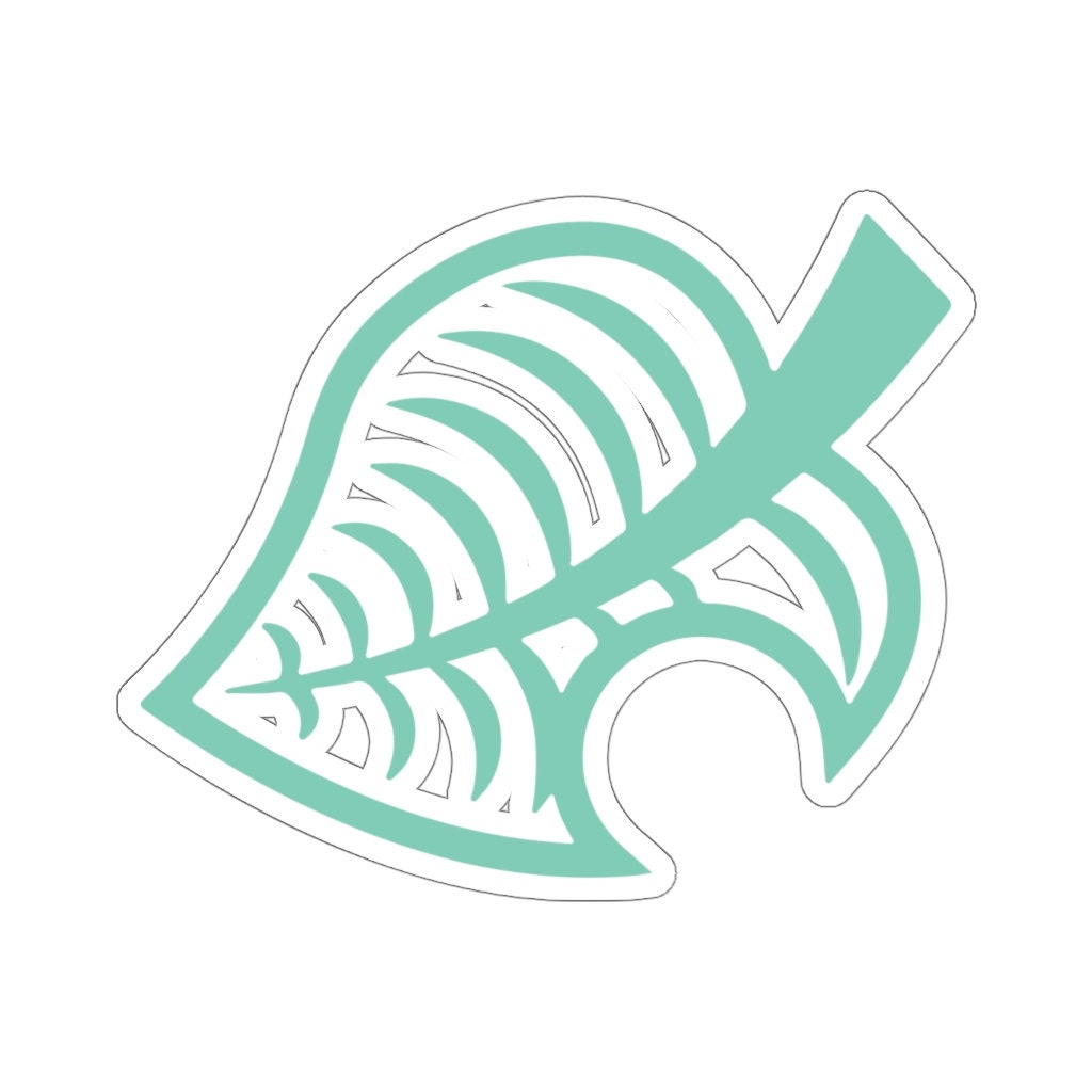 Animal Crossing New Horizons Green Leaf Logo Nintendo Switch | Etsy